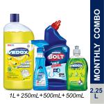 Buy Vedox Home (Free Dishwash Gel 500ML) (Floor Cleaner 1L+ Toilet ...