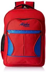 Buy Alpha Nemesis Blue, Red School Backpack - 23 Ltrs Online at Best ...