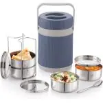 Buy Blu Bel Munch Stainless Steel Containers Tiffin Insulated Lunch Box ...