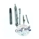 Buy CRAFT WAFT Stainless Steel Half Set Compass with a Pack of 2MM lead ...