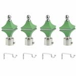 Buy INKART rust free Stainless Steel Curtain Bracket Parda Holder with ...