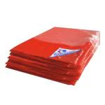 Buy TUFFPAULIN Plastic 6Ft X 6Ft 120 Gsm Red Extra Strong Virgin ...