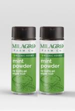 Buy Milagro Farm Company Mint Powder 50g - Pack Of 02 Online at Best ...