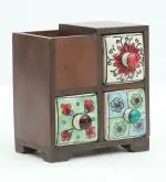 Buy NANDINI WOOD Isma 2 Tier MDF Desk Organizer Online at Best Prices ...