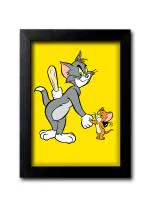 Buy Blue Nexus Funny tom and Jerry Wall Poster with Wall Frame Room Art ...