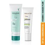 Buy DERMINA Natural Vitamin C Oil Free Look Instant Glow Face Wash with ...