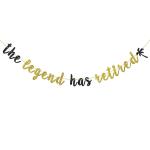 Buy Festiko The Legend Has Retired Banner, Happy Retirement Banner ...