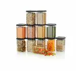 Buy Moxstar Airtight Plastic Unbreakable Square Containers, Kitchen ...