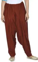 Buy Yuva Garments Women Brown Solid Cotton Single Clothing And ...