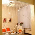 Buy NP White Ark Shape Door & Window Curtain Acrylic Crystal Bead and ...