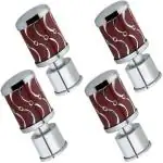 Buy Grownix Iron Steel Maroon Rod Rail Bracket (Pack Of 4) Online at ...