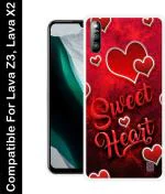 Buy Vaultcase Red Silicon Mobile Back Cover For Lava Z3, Lava X2 Online ...