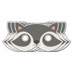 Buy Festiko 18 Pcs Racoon Theme Eye Masks, Racoon Eye Masks For Kids ...