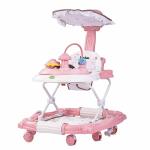 Buy Baybee Pink Bulba Musical Baby Activity Walker cum Rocker with ...