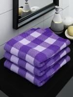 Buy Athom Living Eco Saviour Premium Cotton Bath Towel/Gamcha Purple ...