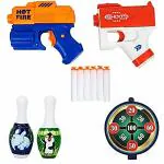 Buy RAINBOW RIDERS Twin Soft Shooting Bullet GUNS TOY Online at Best ...