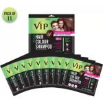 Buy VIP NATURAL HAIR COLOUR SHAMPOO for Men and Women - 5 in 1 Instant ...