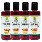 Buy Khadi Natural Herbal Honey Almond Honey Body Wash For Men & Women ...