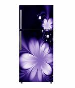 Buy Sticker Studio Vinyl Purple Flower Fridge Sticker With Lamination ...