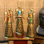 Buy Opperste Industries| IRON PAINTED STAR TEA LIGHT ANGEL SET OF - 3 ...