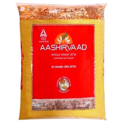 Aashirvaad Whole Wheat Atta 5 kg - JioMart