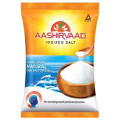 Aashirvaad Iodized Salt 1 kg - JioMart