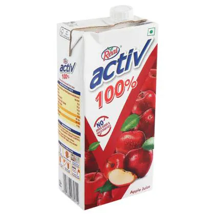 Real Activ 100% Apple Juice 1 L - JioMart