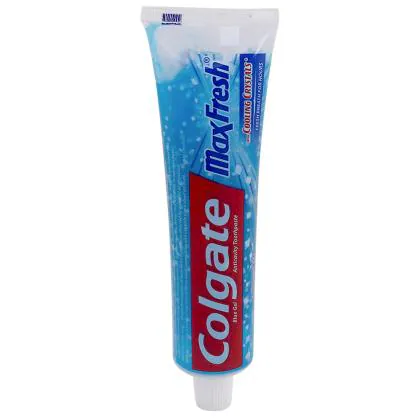 Colgate Max Fresh Peppermint Ice Blue Gel Toothpaste 150 g - JioMart