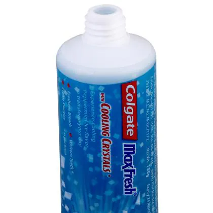 Colgate Max Fresh Peppermint Ice Blue Gel Toothpaste 150 g - JioMart