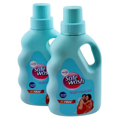 Wipro Safewash Liquid Detergent 500 g (Buy 1 Get 1 Free) - JioMart