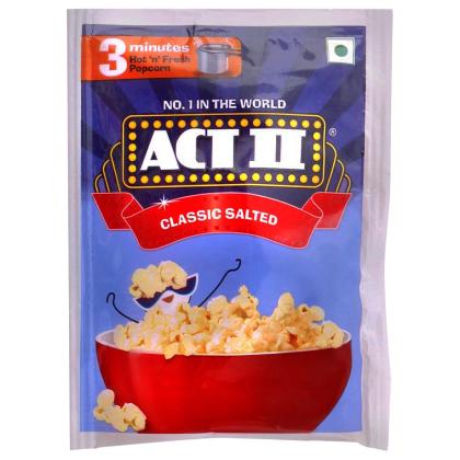 Act II Classic Salted Instant Popcorn 30 g - JioMart