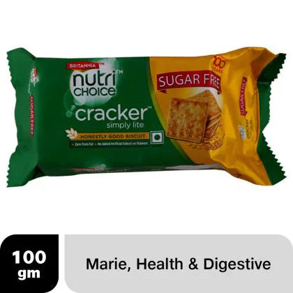 Britannia NutriChoice Simply Lite Crackers (Sugar Free) 100 g - JioMart