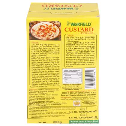 Weikfield Vanilla Custard Powder 500 g - JioMart