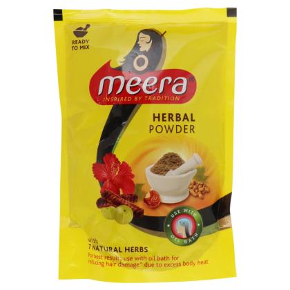 Meera Ready to Mix Herbal Hair Wash Powder 80 g - JioMart