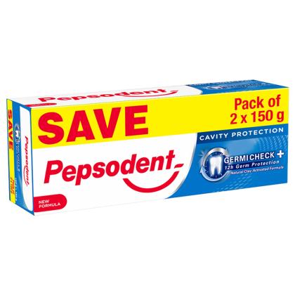 Pepsodent Germi Check Cavity Protection Toothpaste 150 g (Pack of 2 ...