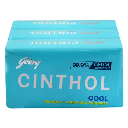Cinthol Cool Deo Soap 125 g (Pack of 3) - JioMart