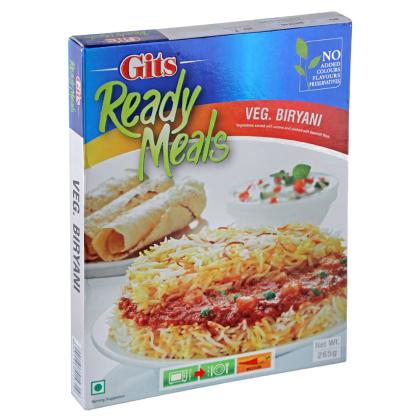 Gits Ready To Eat Veg Biryani 265 g - JioMart
