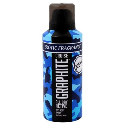 Graphite Exotic Fragrance Cruise Deo Body Spray for Men 150 ml - JioMart
