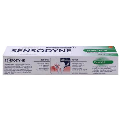 Sensodyne Fresh Mint Toothpaste 75 g - JioMart