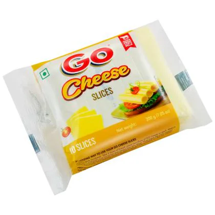 Go Cheese Slices 200 g (Pouch) - JioMart