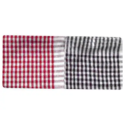 Haver Checked Kitchen Duster (40 cm x 40 cm) 6 pcs (Assorted) - JioMart