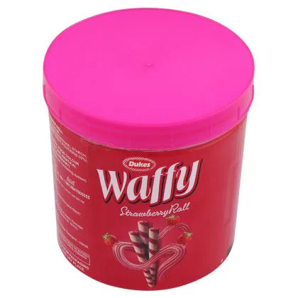 Dukes Waffy Strawberry Wafer Rolls 250 g - JioMart