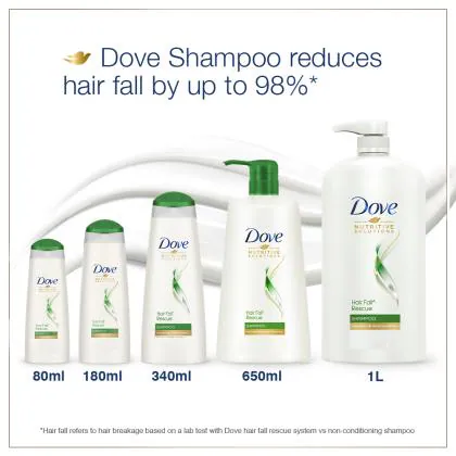 Dove Nutritive Solutions Hair Fall Rescue Shampoo 650 ml - JioMart