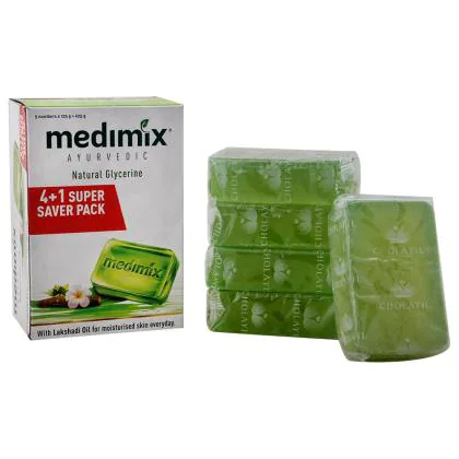 Medimix Glycerine & Lakshadi Oil Transparent Soap 125 g (Pack of 4 ...