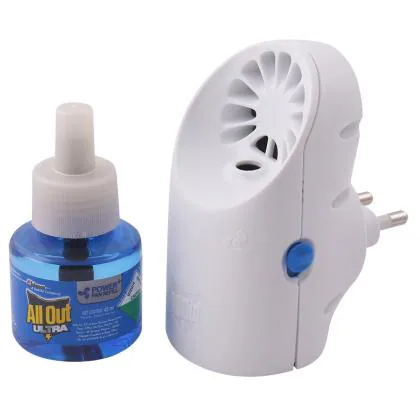 All Out Ultra Power+ Fan Mosquito Repellent Machine + Refill 45 ml ...