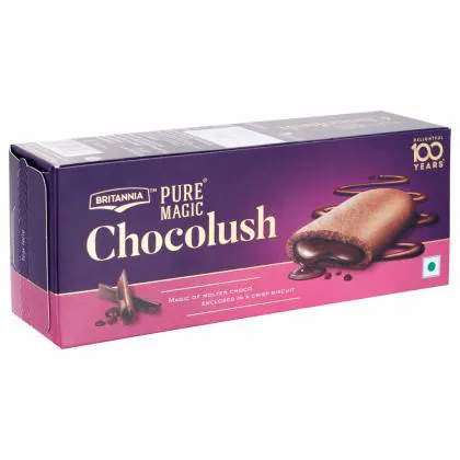 Britannia Pure Magic Chocolush Cream Biscuits 75 g - JioMart