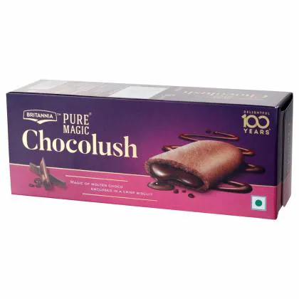 Britannia Pure Magic Chocolush Cream Biscuits 75 g - JioMart