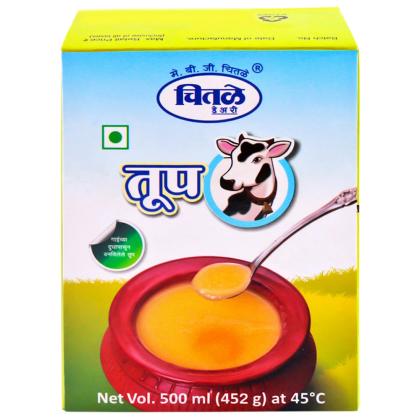 Chitale Pure Cow Ghee 500 ml (Carton) - JioMart