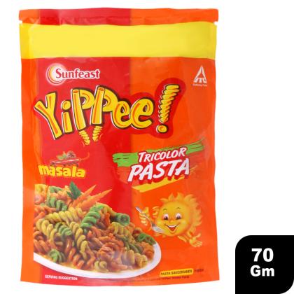 Sunfeast Yippee Masala Instant Tricolor Pasta 70 g - JioMart