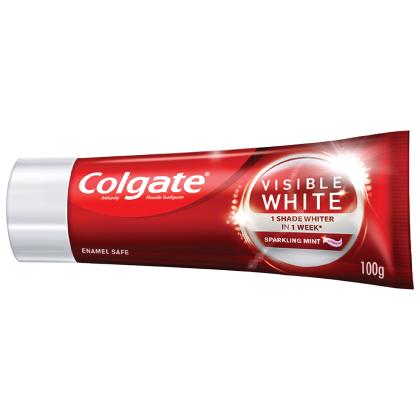 Colgate Visible White Sparkling Mint Toothpaste 100 g (Pack of 2) - JioMart